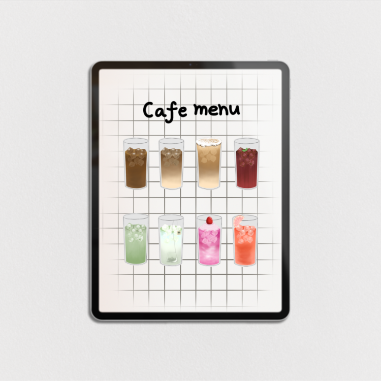 cafe menu | Webudding