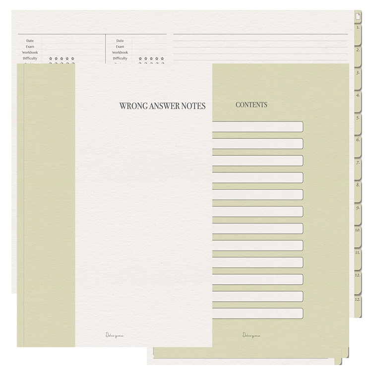 Incorrect answer note | green | Webudding