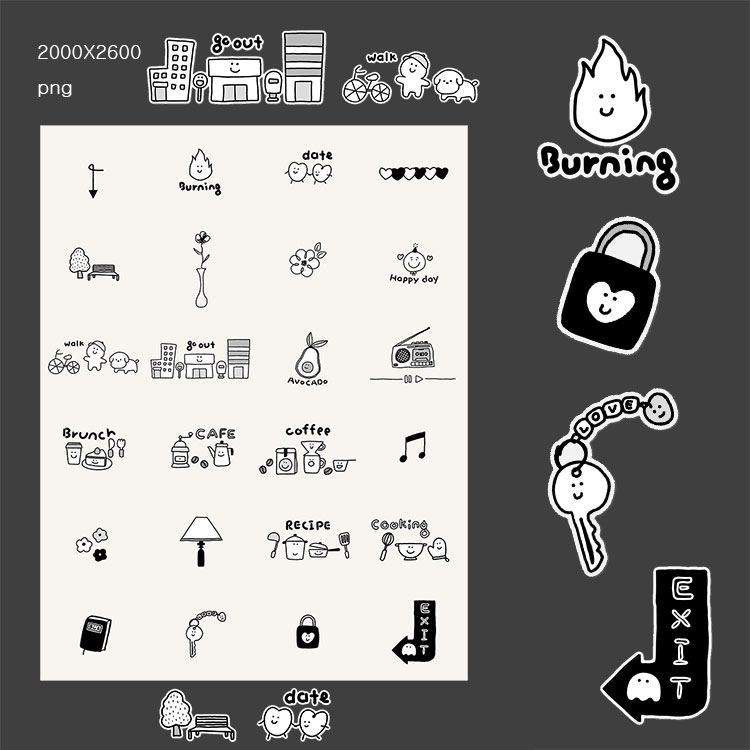Daily stickers | Webudding