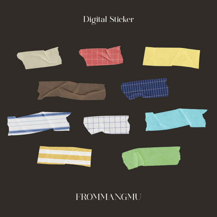 Crumpled masking tape | Webudding