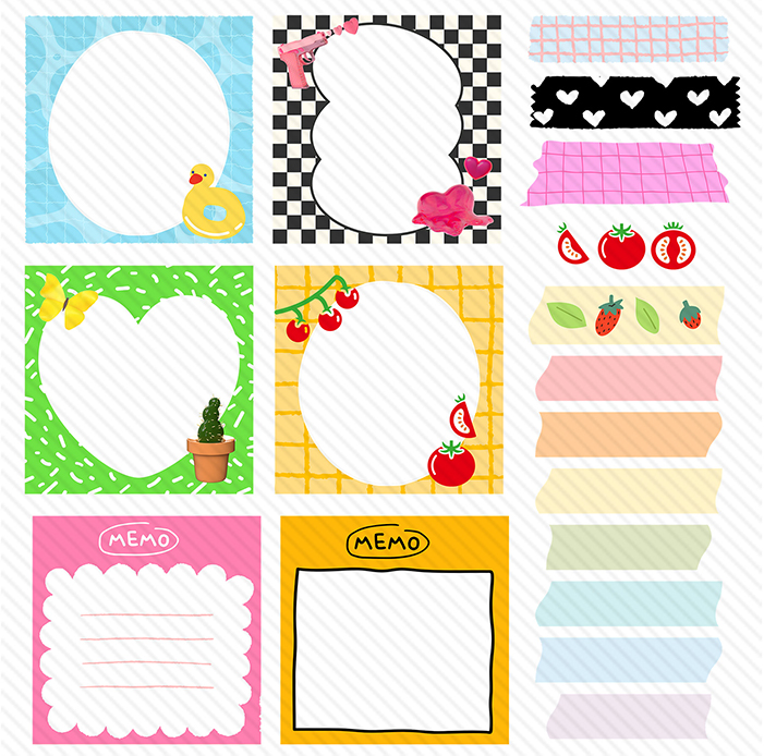 [Illustration note pad] Good note sticker | Webudding