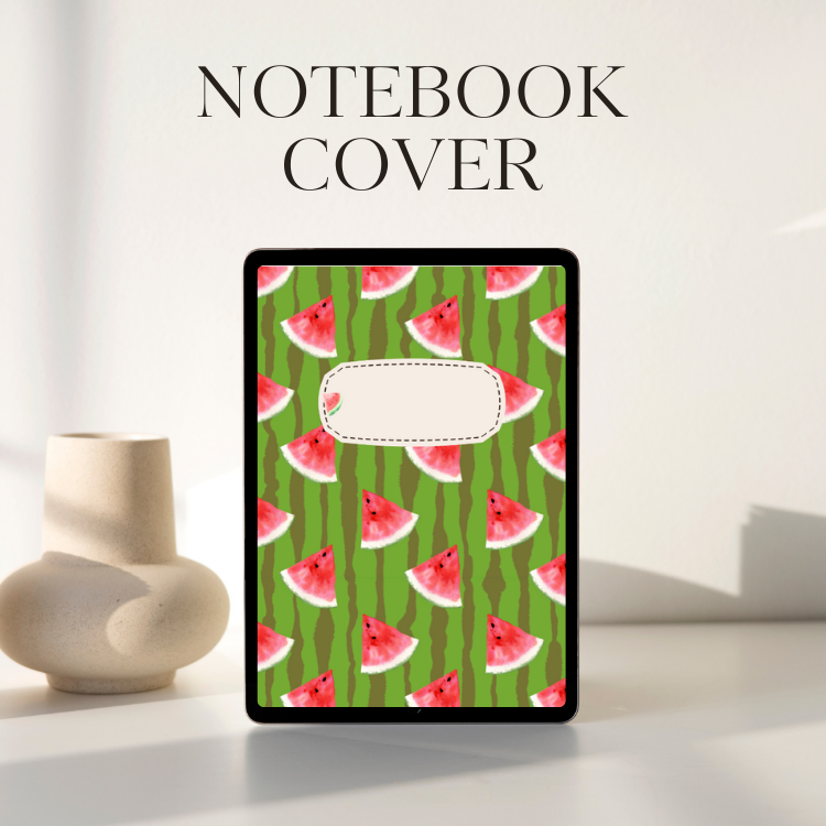 Watermelon Pattern Notebook Cover | Webudding