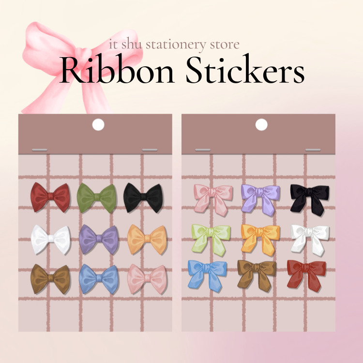 Ribbon Stickers | Webudding