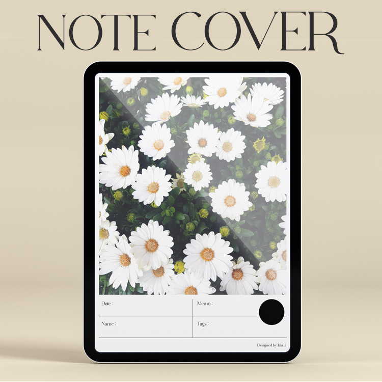 notecover_white flowers | Webudding