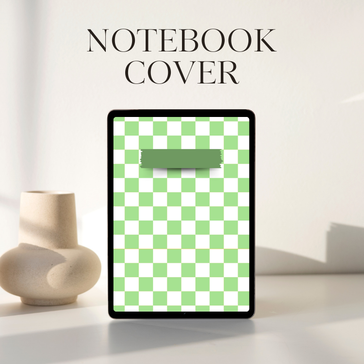 green check notebook cover | Webudding