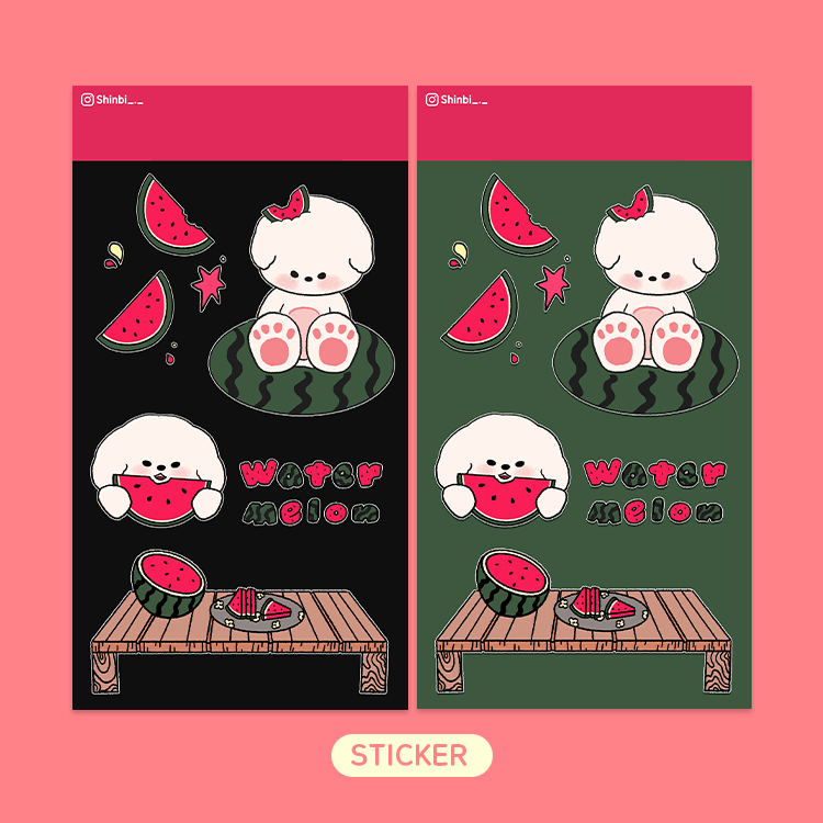 watermelon sticker | Webudding