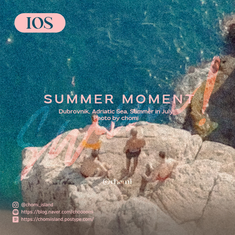ios│ CHOMI Swim Moment Kakao Talk Theme | Webudding