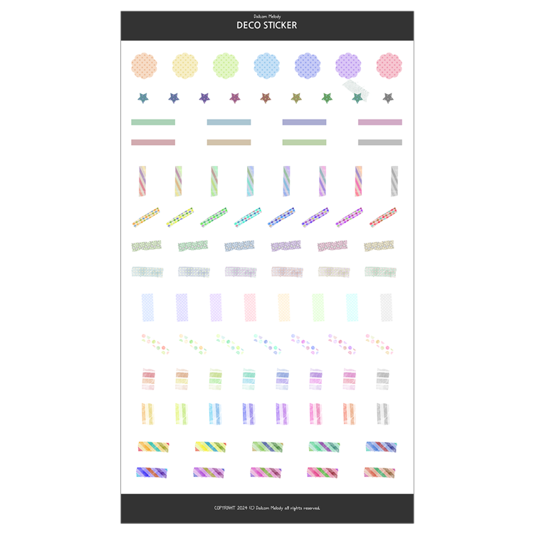 Dalcom Melody Sticker Set 004 | Webudding