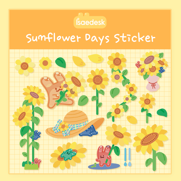 Sunflower Days Sticker | Webudding