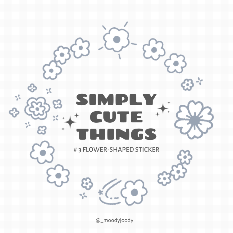 Simply Cute Things #3 Flower-Shaped Stickers | Webudding