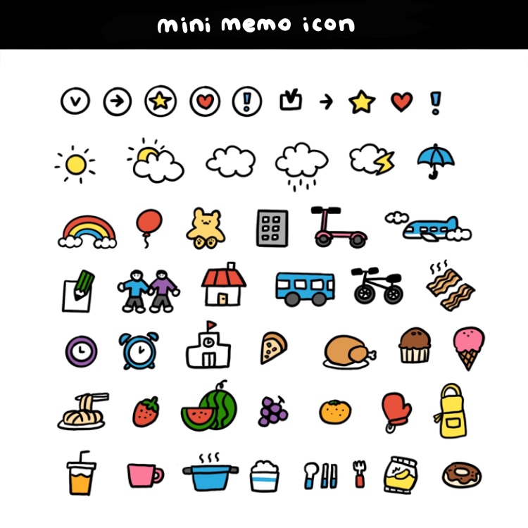MINI MEMO ICON | Webudding