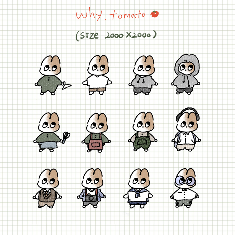 tomato simple - Mogwa's ootd | Webudding