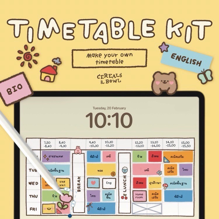 Timetable Kit | Webudding