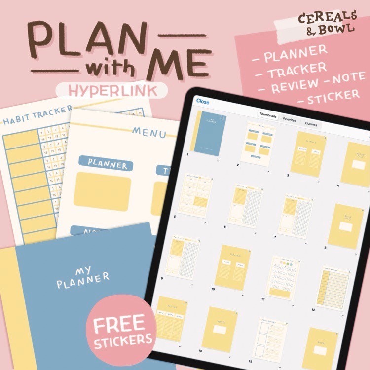 Plan with Me (with Hyperlink) | Webudding