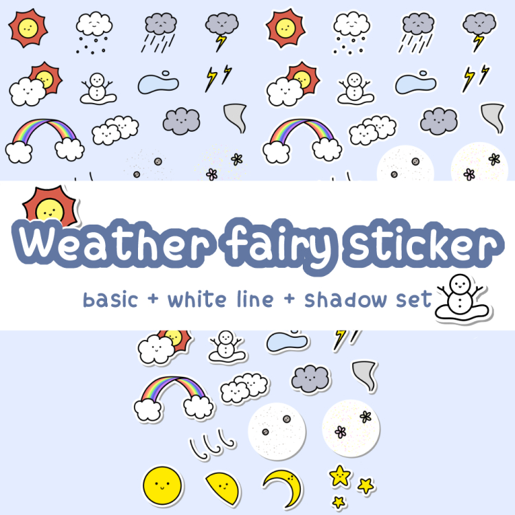 Weather Fairy Sticker | Webudding