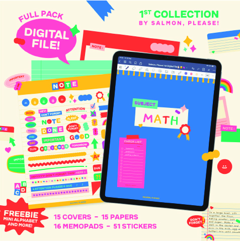 DIGITAL PACK (vol.1) l SALMON, PLEASE! | Webudding