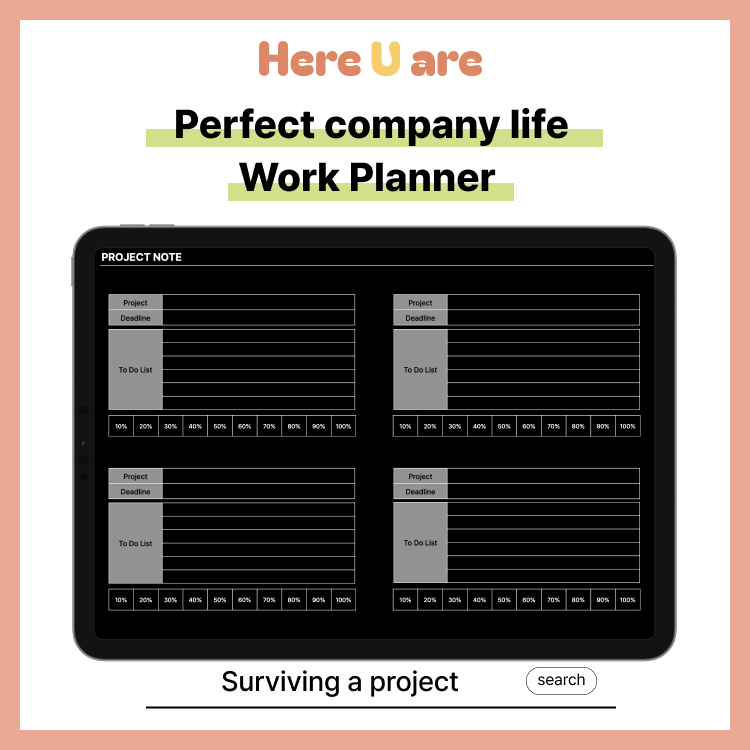 Work Planner for Perfect Work Life HereUare | Webudding