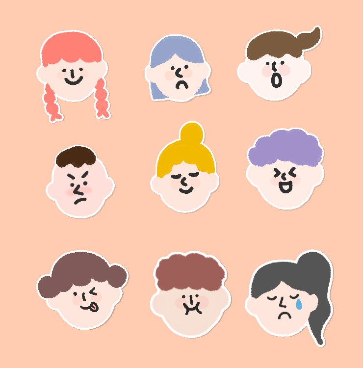 Cozy and warm emotion sticker | Webudding