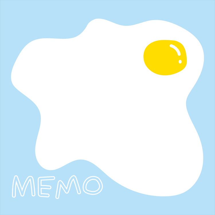 Fried Egg Memo | Webudding
