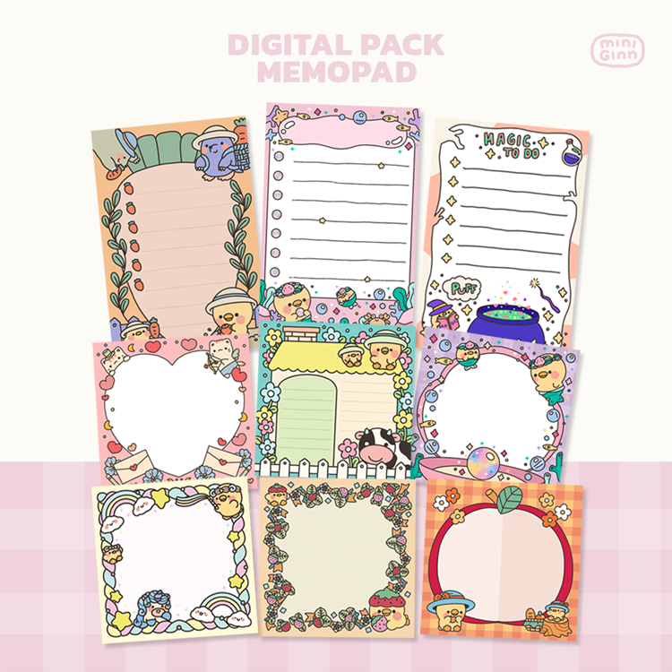 Memopad pack | Webudding