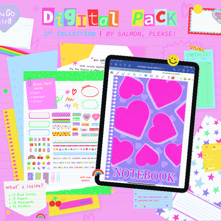 DIGITAL PACK (vol.2) l SALMON, PLEASE! | Webudding