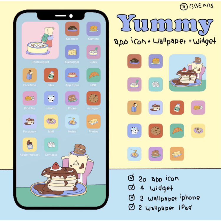 Yummy App icons | Webudding