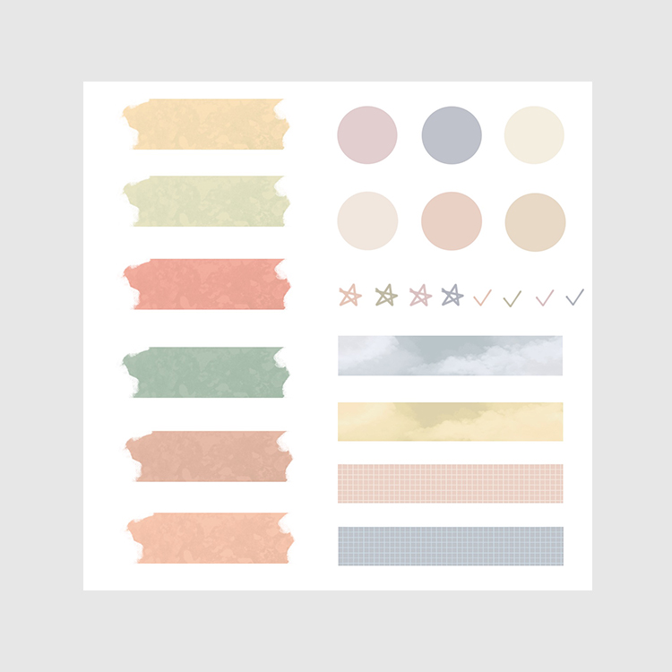 A vintage and Pastel tape | Webudding