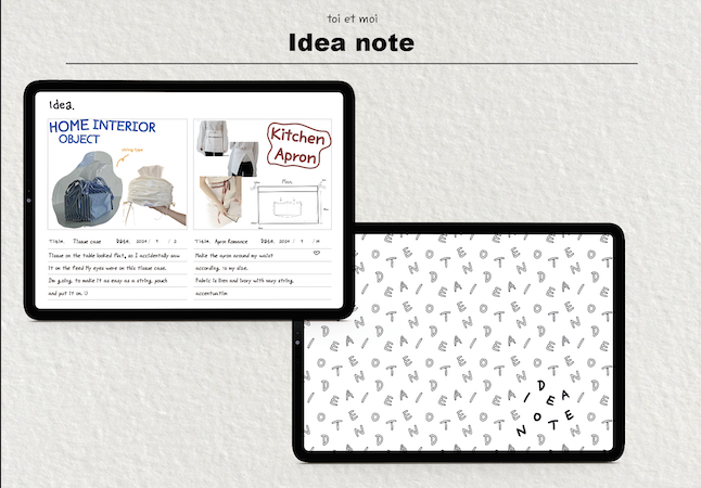 IDEA NOTE | Memo type | Webudding