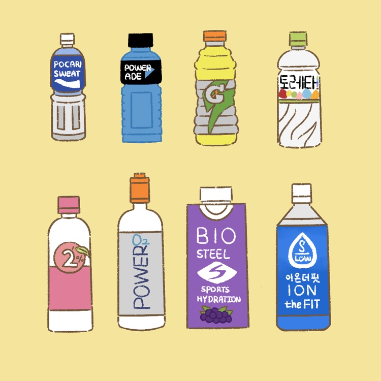 Sport ion drink sticker | Webudding