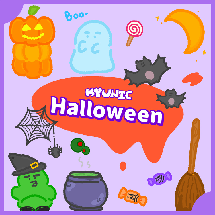[HyuniC] Halloween Sticker | Webudding