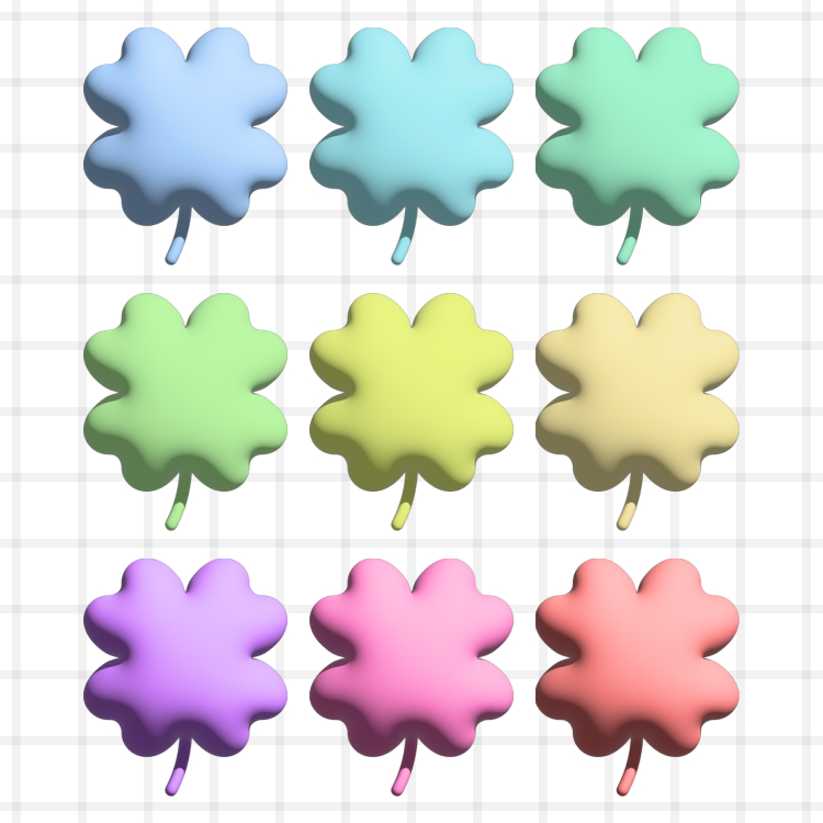 Bomium four-leaf clover sticker | Webudding