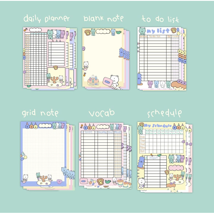 Digital note pack | Webudding