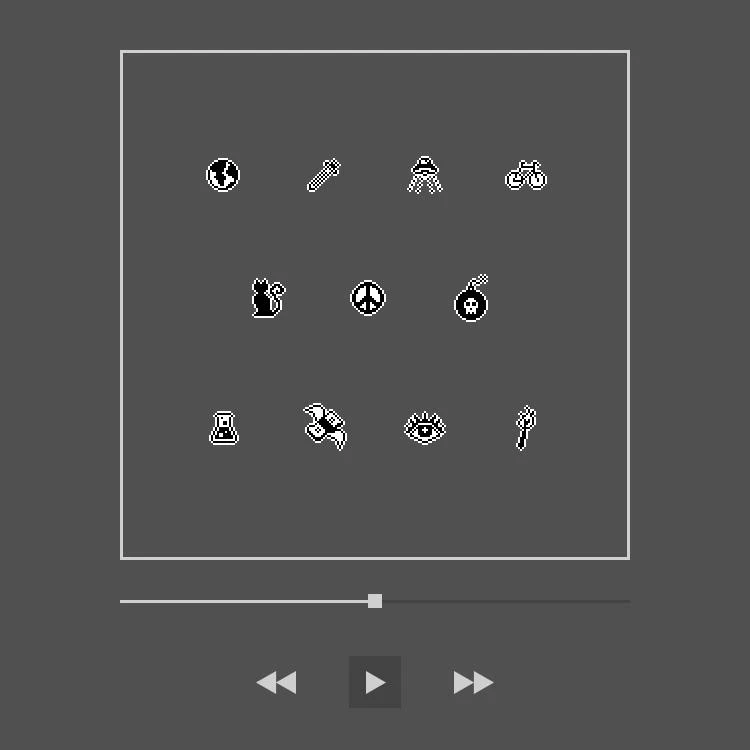 [Pixel] Small and cute Goodnote line sticker_part.4 | Webudding