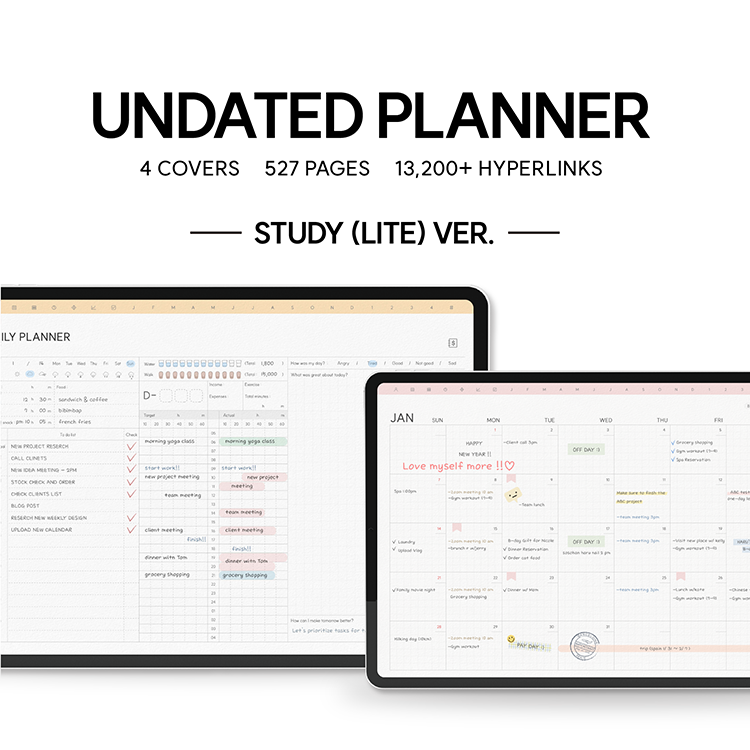 Study Planner Lite (Undated) | Webudding