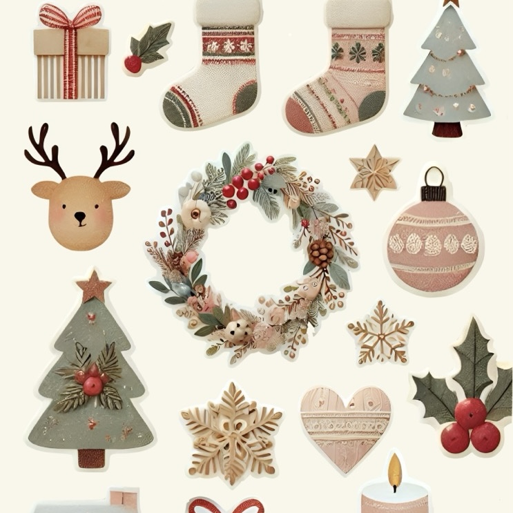 Christmas sticker set | Webudding