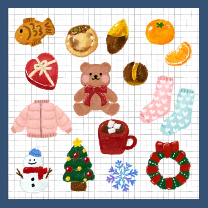 Winter stickers | Webudding