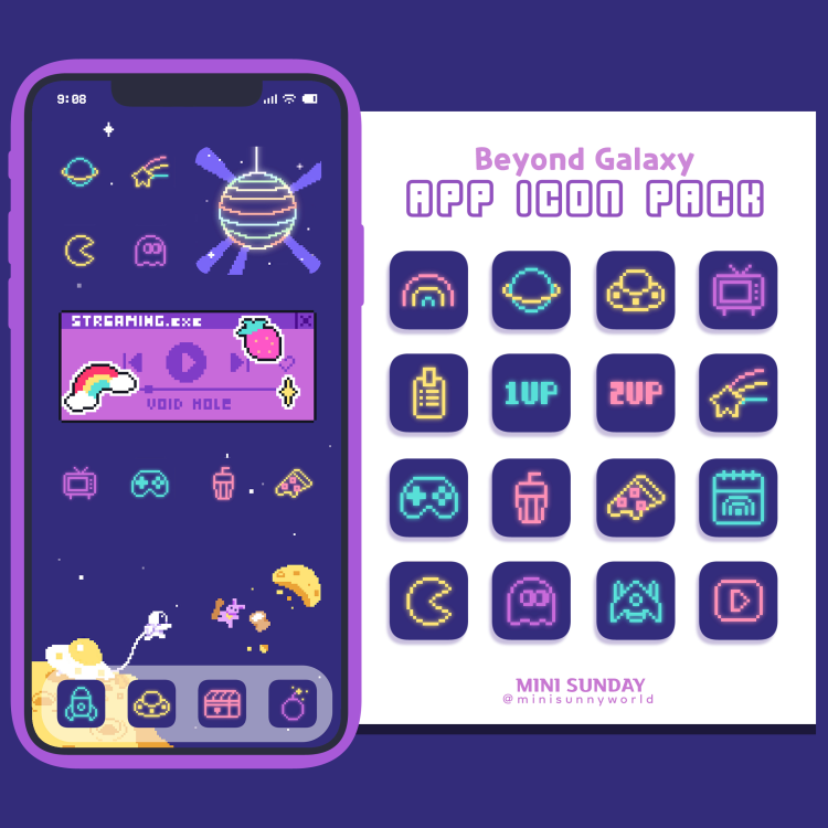 Beyond Galaxy Icon Pack | Webudding