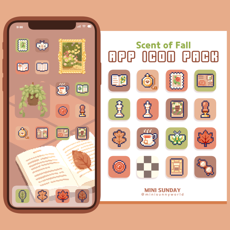 Scent of Fall Icon Pack | Webudding