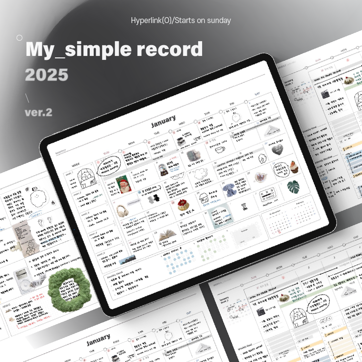 2025 My simple record diray | Webudding