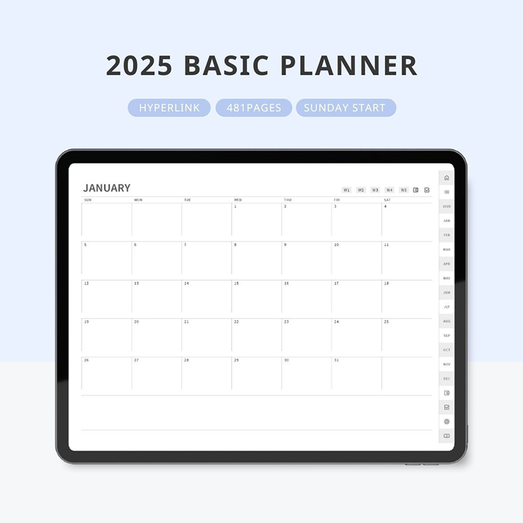 2025 Basic Planner | Webudding