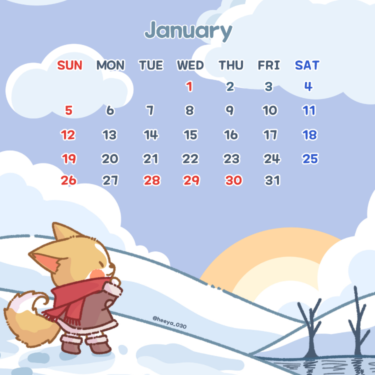 January background image | Webudding