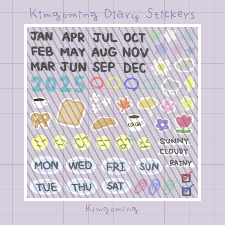 diary stickers | Webudding