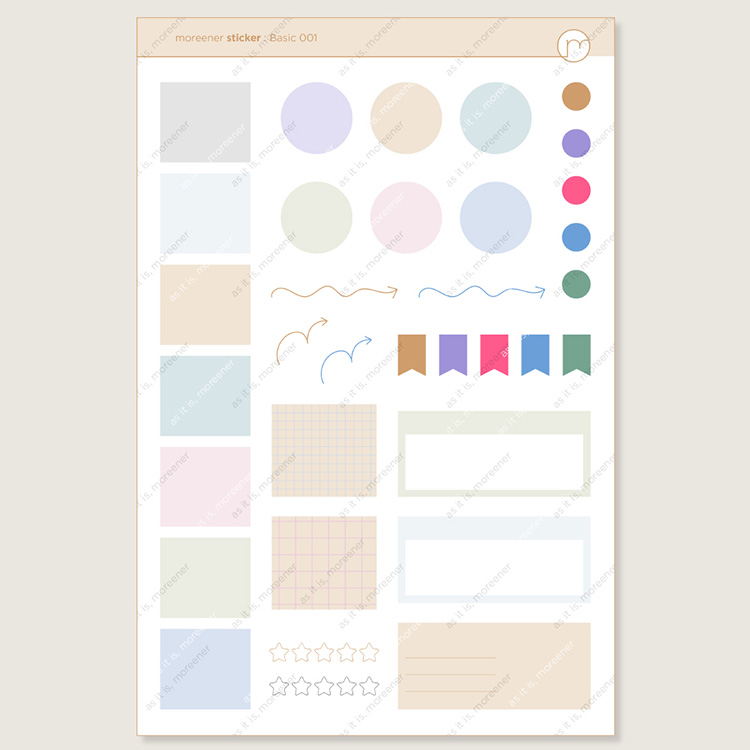2025 moreener Basic Sticker 001 | Webudding