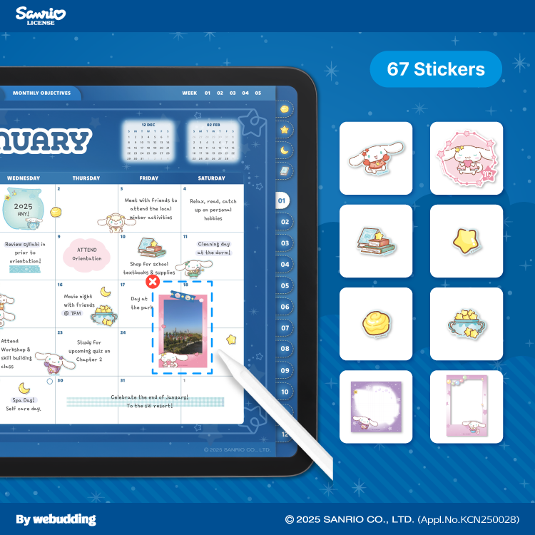 Cinnamoroll Zodiac Sticker Pack | Webudding
