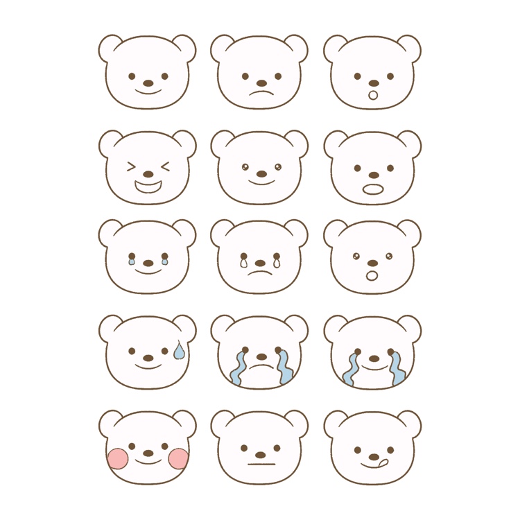 Bomi’s facial expression sticker | Webudding