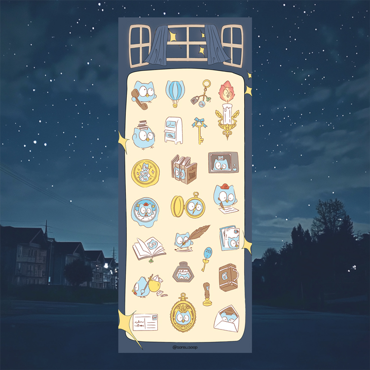 Pewong's Night Sticker | Webudding