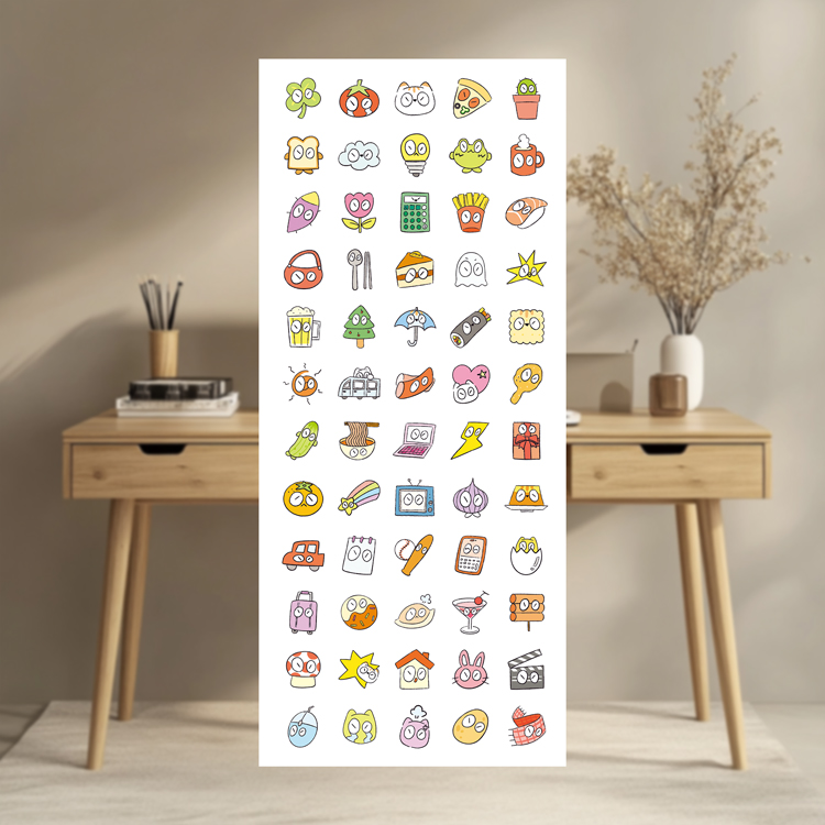 60 kinds of mini daily stickers | Webudding