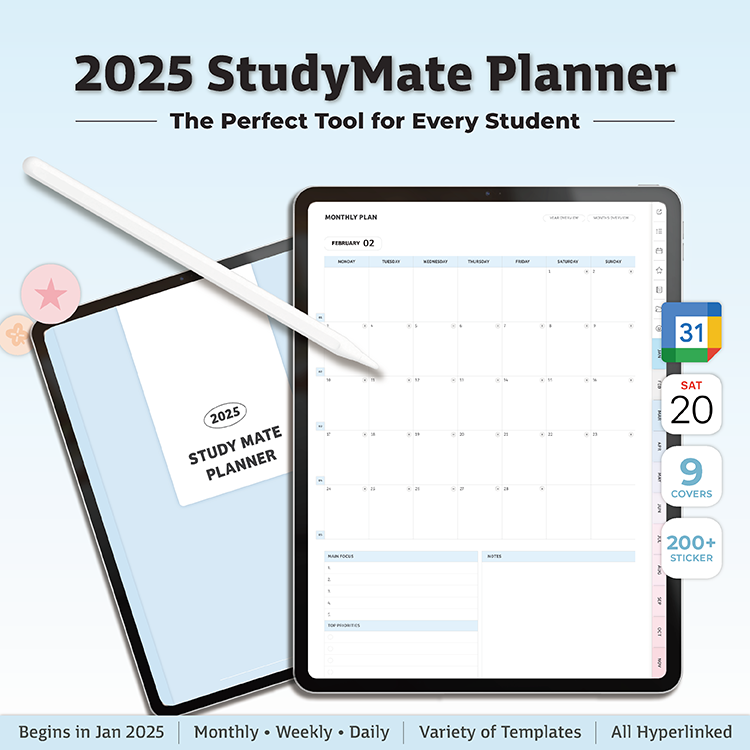 2025 Life & Student planner | Webudding