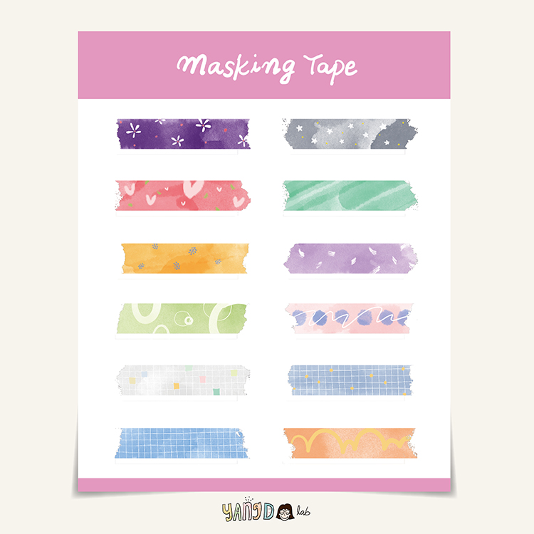 YaNG:D lab Masking Tape_pattern | Webudding
