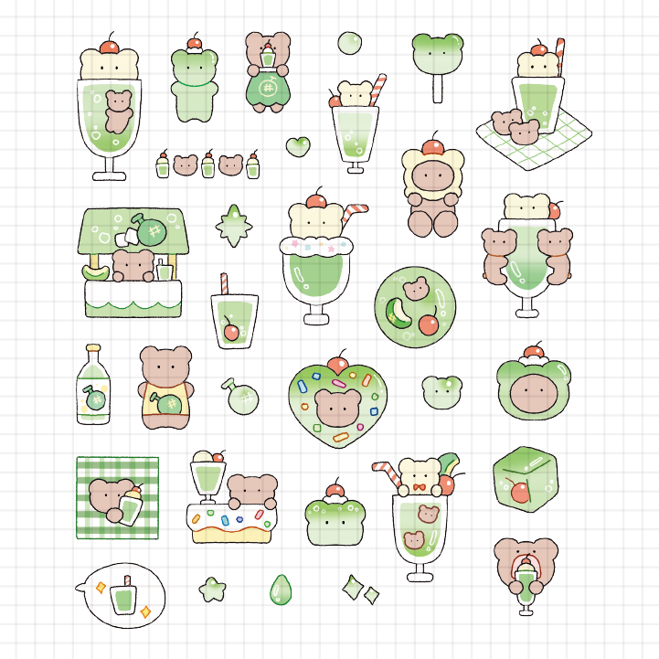 Melon Soda Sticker | Webudding